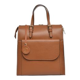 Luisa Vannini Braun Rindsledertasche