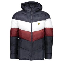 Lyle & Scott Lyle & Scott - Steppjacke f&uuml;r Herren (Dunkles Marineblau/Wei&szlig;/Rot)