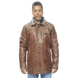 Herren-Leder-Trenchcoat-Aleppo