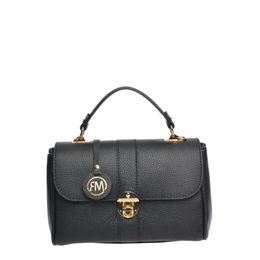 Roberta M Schwarz Rindsledertasche