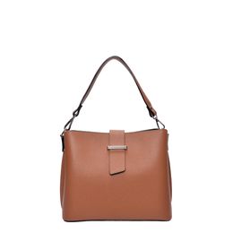 Isabella Rhea Braun Rindsledertasche