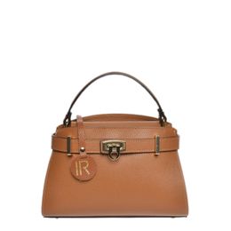 Isabella Rhea Braun Rindsledertasche