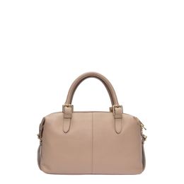 Luisa Vannini Beige Rindsledertasche