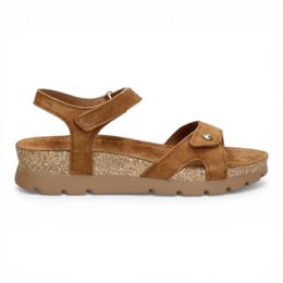 Panama Jack Damen-Wedge-Bark Braune Wildleder-Plateausandalen &ndash; Sulia B26