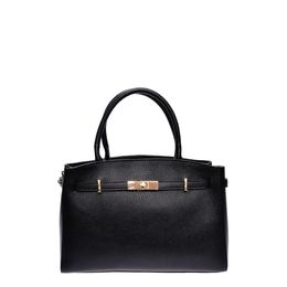 Isabella Rhea Schwarz Rindsledertasche