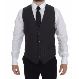 Dolce & Gabbana Grau gestreifte Weste