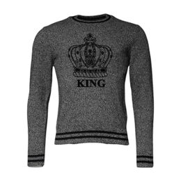 Dolce & Gabbana K&ouml;nigskronen-Print-Pullover