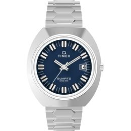 Timex Time Machine Reissue Silber Herren Armbanduhr TW2Y33100