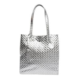 Anna Luchini Silber Rindsledertasche