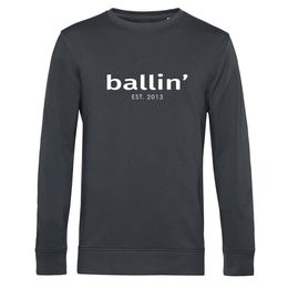 Basic Sweater von Ballin Est. 2013 in der farbe Grau und in gr&ouml;&szlig;e XS.