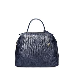 Isabella Rhea Blau Rindsledertasche