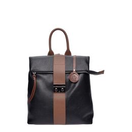 Luisa Vannini Zweifarbig Rindsledertasche