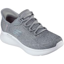 Skechers Skech-Lite Pro Natural Textile Damen Sneaker in Grau/Multi