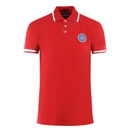 Aquascutum - "London" Poloshirt f&uuml;r Herren/Damen Unisex, Abzeichen (Rot)