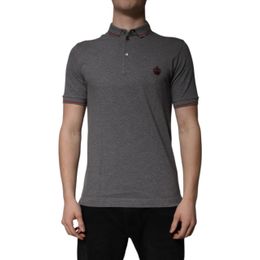 Dolce & Gabbana Kreuzstickerei Polo-Shirt
