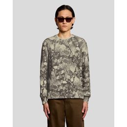 Lyle & Scott Bedruckter Rundhals-Pullover