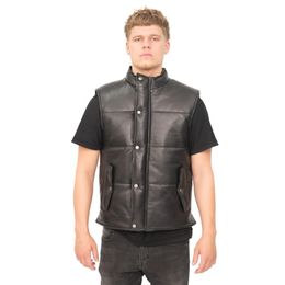 Klassische Herren-Pufferweste aus Leder &ndash; Nottingham