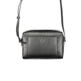 Calvin Klein Schwarze Polyester-Handtasche