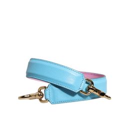 Dolce & Gabbana Dolce & Gabbana Pink-Blue Lederhandtasche mit Schulterriemen