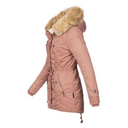 Navahoo Damen Winterjacke B399 &ndash; Warm, Wasserabweisend & Mit Abnehmbarem Kunstfellkragen