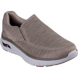 Skechers Arch Fit Crosser Locke Herren Sneaker aus Polyester in Taupe
