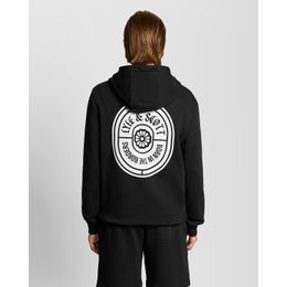 Lyle & Scott Grafisches Badge Baumwoll-Hoodie