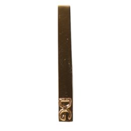 Dolce & Gabbana Goldfarbener Messing-Logo-Tuchklammer-Balken