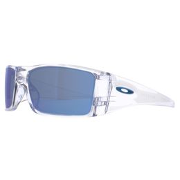 Oakley Wrap Unisex Klar Prizm Saphir Polarisiert Heliostat