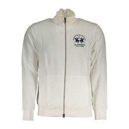 La Martina Bianco Baumwoll-Herren-Sweatshirt