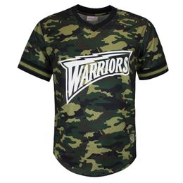 Mitchell & Ness Mitchell & Ness NBA Golden State Warrior Camo Mesh Mens T-Shirt