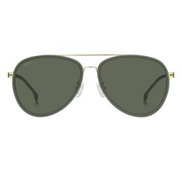 HUGO BOSS - "1466/F/SK" Sonnenbrille (Gr&uuml;n/Gold)