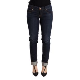 Acht Skinny Jeans Dunkler Waschen