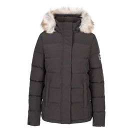 Trespass Womens/Ladies Composed DLX Down Jacket (Schwarz)