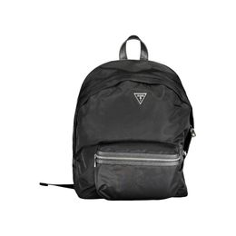 Guess Jeans Nero Nylon Herren Rucksack