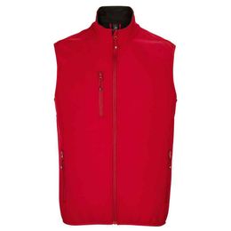 SOLS Herren Falcon Softshell Recycled Body Warmer (Pepper Red)