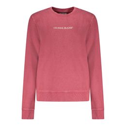 Guess Jeans Rotes Baumwoll Damen Sweatshirt