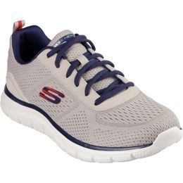 Skechers Track Leshur Herren Sneaker aus Polyester in Taupe/Navy