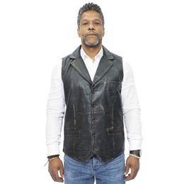 Herren Smart Classic Lederweste-Bristol