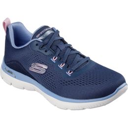Skechers Arch Fit Summits Polyester Damen Sneakers Navy/Hellblau