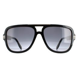 Marc Jacobs Aviator Herren Schwarz Dunkelgrau Gradient MARC 637/S