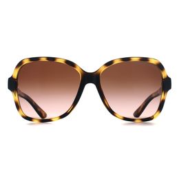 Armani Exchange AX4029S 811713 Gl&auml;nzende Sonnenbrille in Havanna mit braunem Farbverlauf