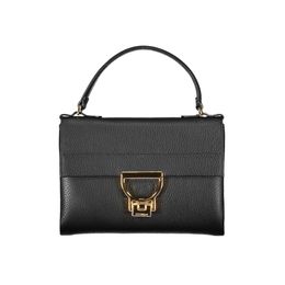 Coccinelle Damen schwarze Leder-Handtasche