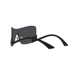 Versace schwarze Acetat-Sonnenbrille