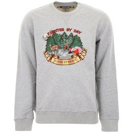 Lanvin Fighter By Day Lover By Night Waldgrau Pullover