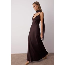 Elegantes, &auml;rmelloses Maxikleid f&uuml;r Damen, gerade geschnitten, schick/f&uuml;r den Abend geeignet