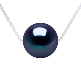 Halskette, echte S&uuml;&szlig;wasser-Zuchtperle, rund, 9&ndash;10 mm