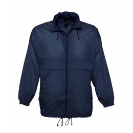SOLS Unisex Surf Windbreaker Leichtgewichtige Jacke (Marine)
