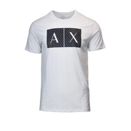 Armani Exchange Herren T-Shirt in Wei&szlig;