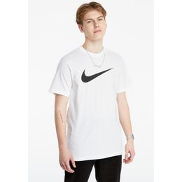 Nike Swoosh Logo-T-Shirt in Wei&szlig;