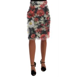 Dolce & Gabbana Dolce & Gabbana - Jupe droite crayon &agrave; motifs floraux pour femme